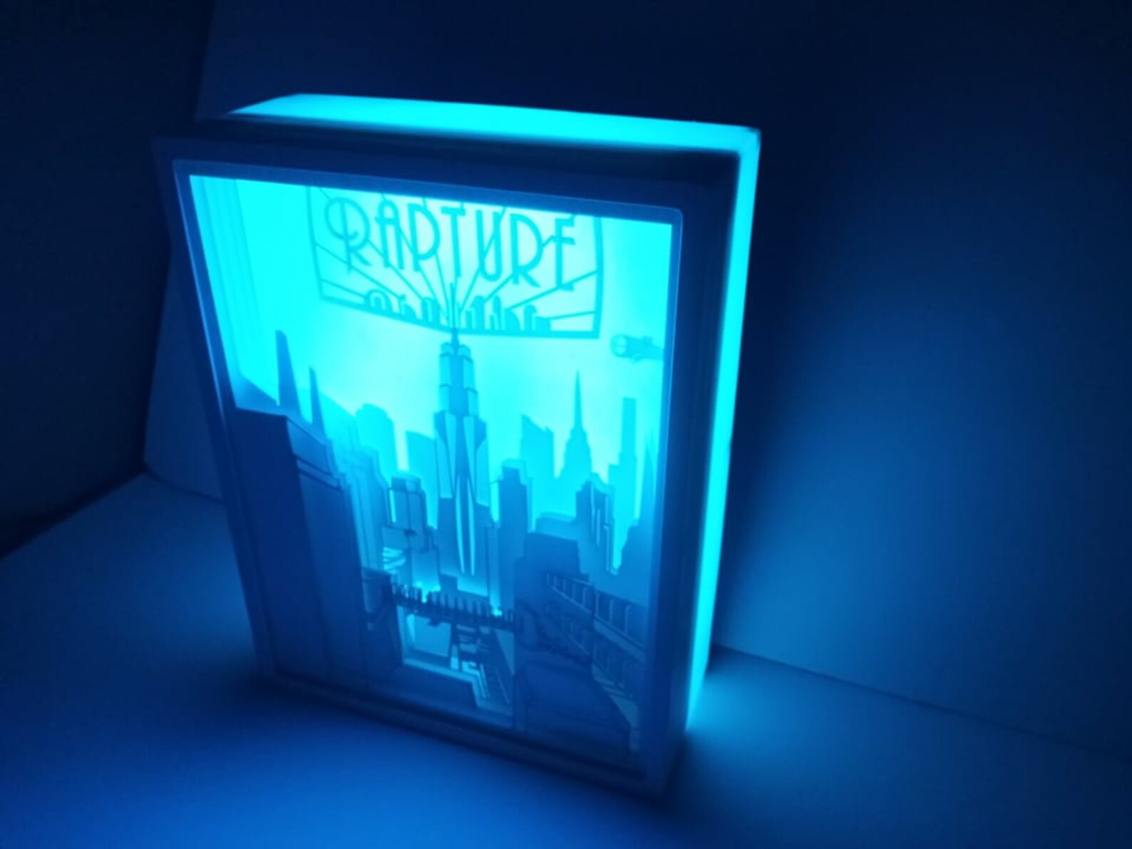 Bioshock-rapture Paper Cut Light Box LIMITED - Etsy