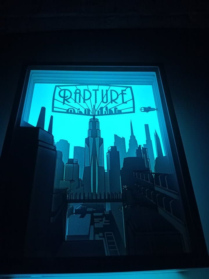 Bioshock-rapture Paper Cut Light Box LIMITED | Etsy