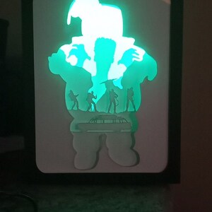 Ghostbusters-paper Cut Light Box LIMITED - Etsy