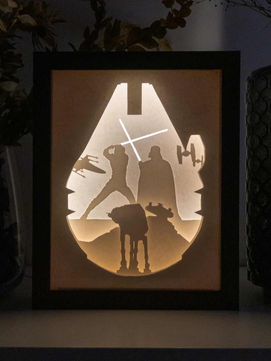 Star Wars-paper Cut Light Box LIMITED - Etsy