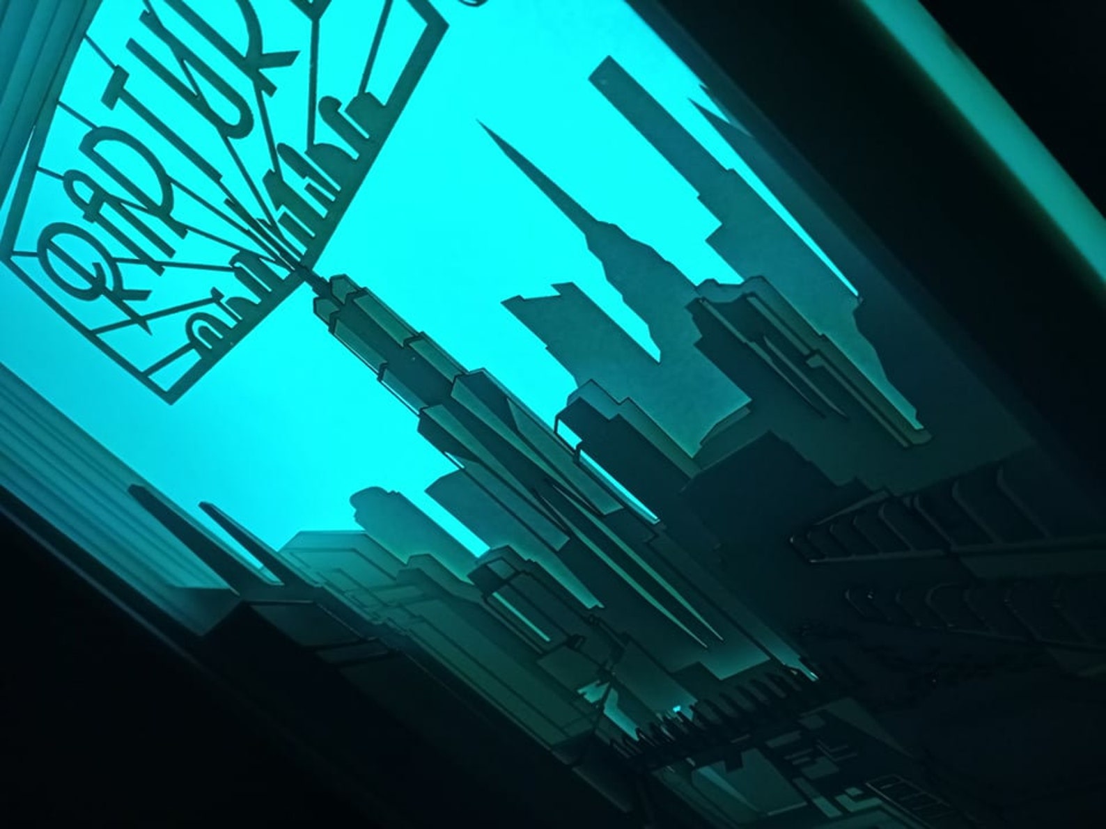 Bioshock-rapture Paper Cut Light Box LIMITED - Etsy