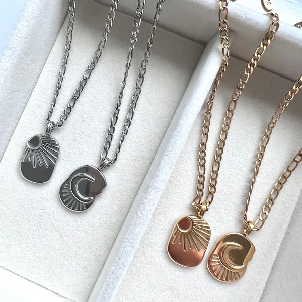 Matching Moon Necklaces - Etsy