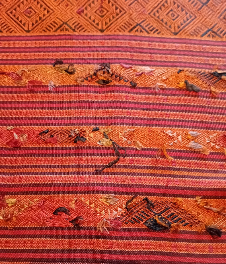 Authentic, Vintage Textile Pha Biang (ceremonial Shawl – Shoulder Cloth ...