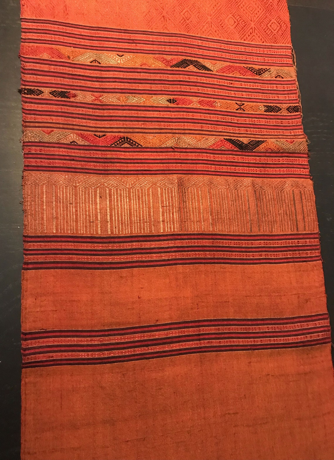 Authentic, Vintage Textile Pha Biang (ceremonial Shawl – Shoulder Cloth ...