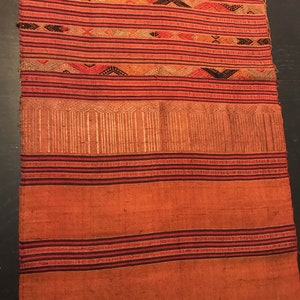 Authentic, Vintage Textile Pha Biang (ceremonial Shawl – Shoulder Cloth ...
