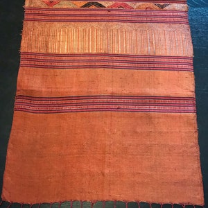 Authentic, Vintage Textile Pha Biang (ceremonial Shawl – Shoulder Cloth ...