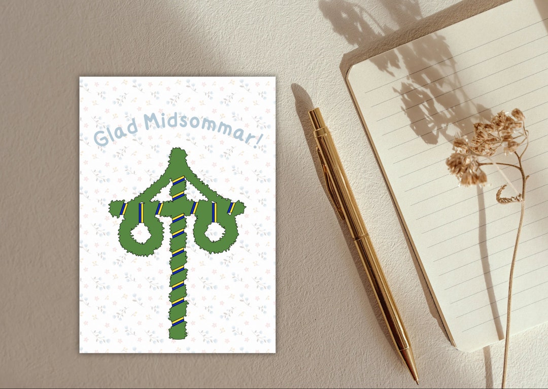 Postcard midsommar, Midsummer Festival, Sweden, Swedish, Scandinavia ...