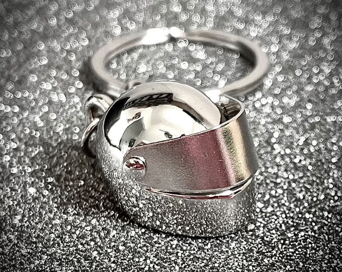 Personalized Monogrammed Motorcycle Helmet Biker Key Chain Men ...