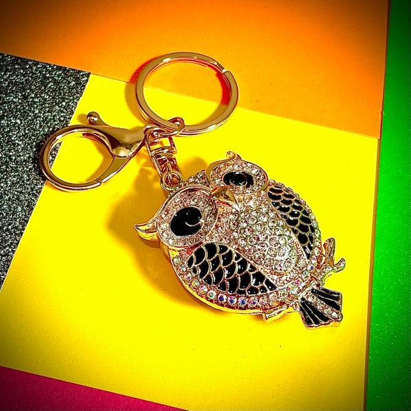 Owl Key Ring - Etsy UK