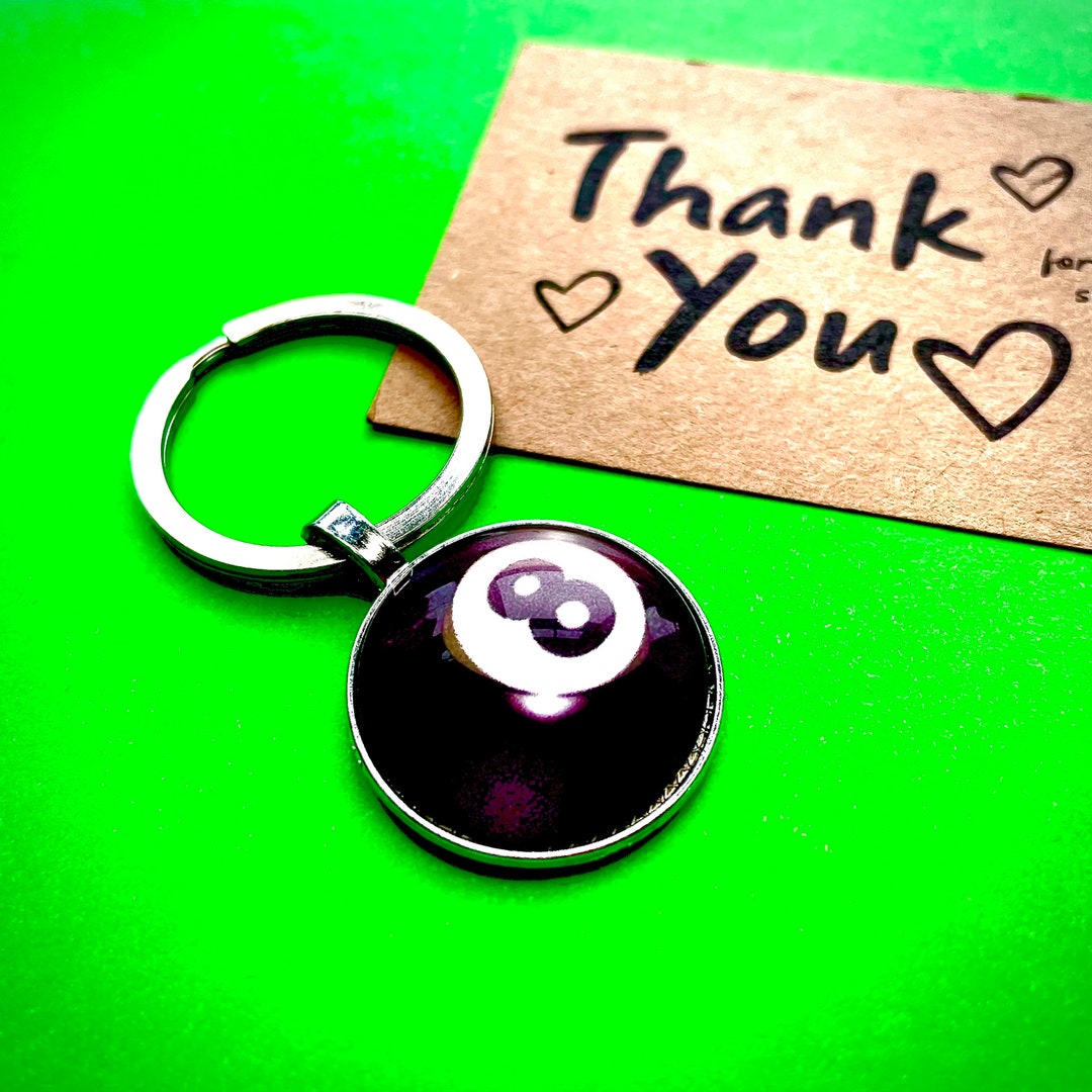 8 Ball Key chromeplated Accessory pool snooker 8ball - Etsy