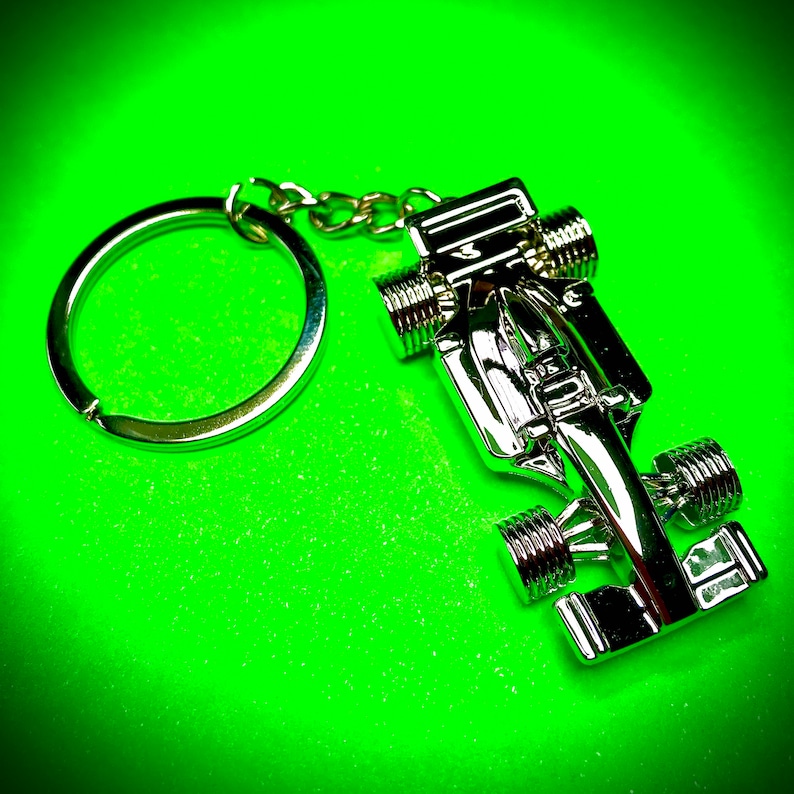 Keychain F1 Accessory Formula 1 Keyring with Luxury Velvet | Etsy