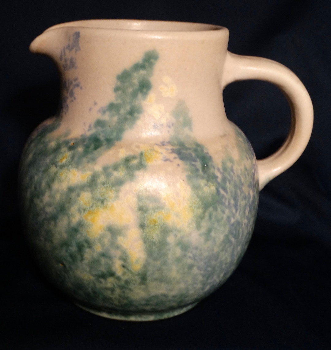 BOURNE DENBY: ‘danesby Ware’ 'swiss' Shape Jug With 'herbaceous Border ...