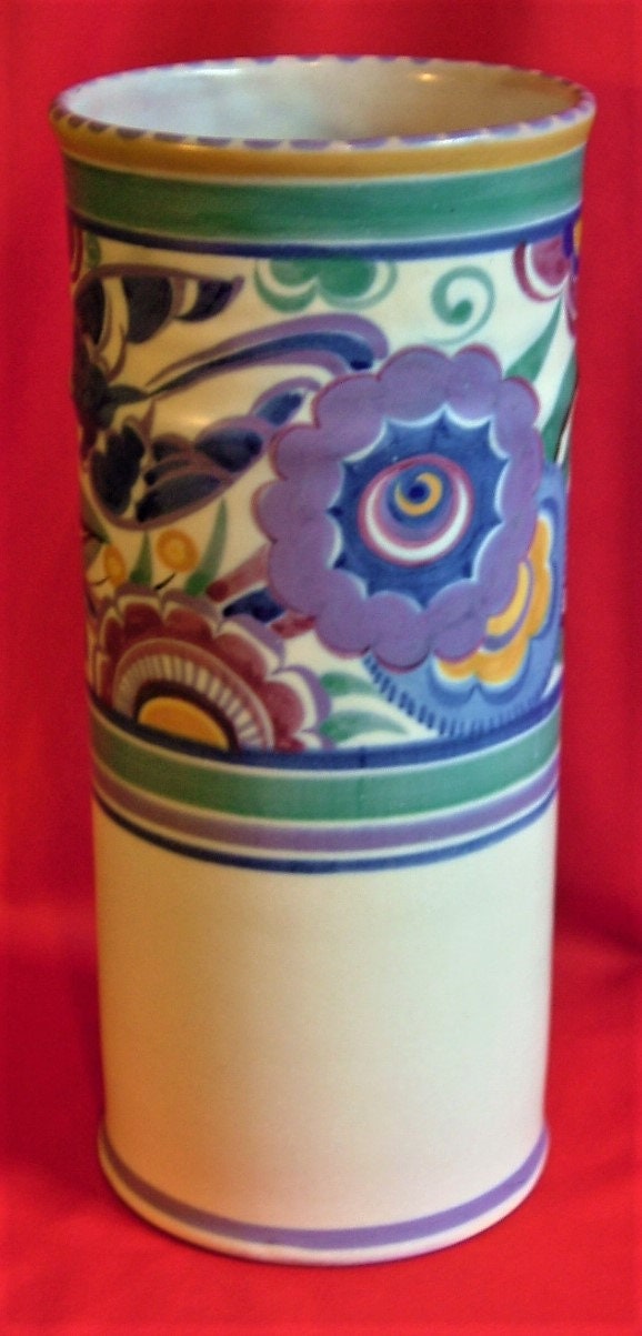 POOLE: Hand-thrown Cylindrical Vase Shape '207' - Etsy