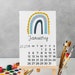 Calendar 2025 Desk Calendar With Wooden Easel Stand A6 /A5 A4 Size ...