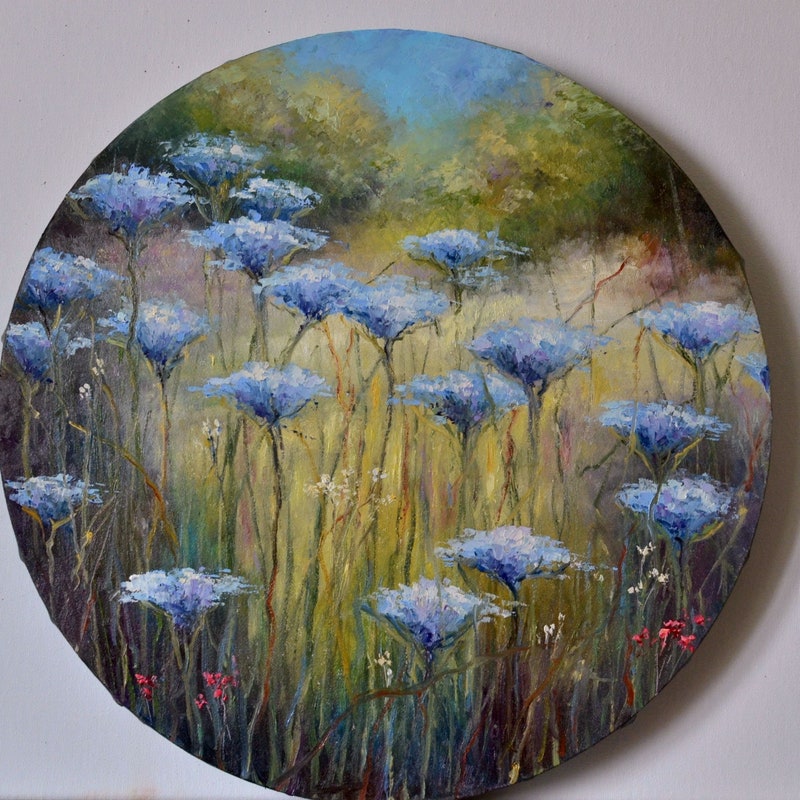 Round Canvas Art - Etsy Australia