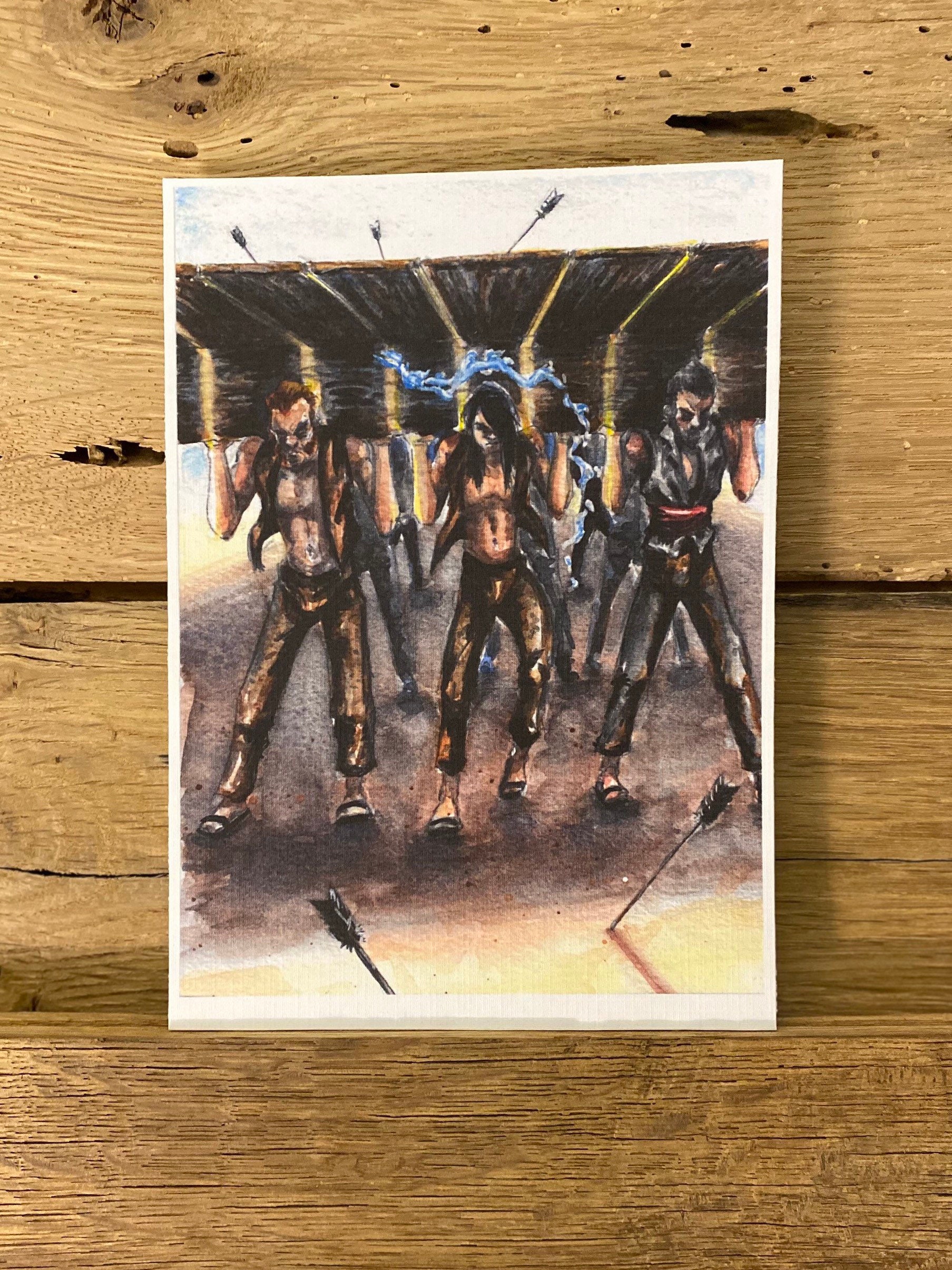 Bridge Run // Illustration 5x7 the Stormlight Archives - Etsy