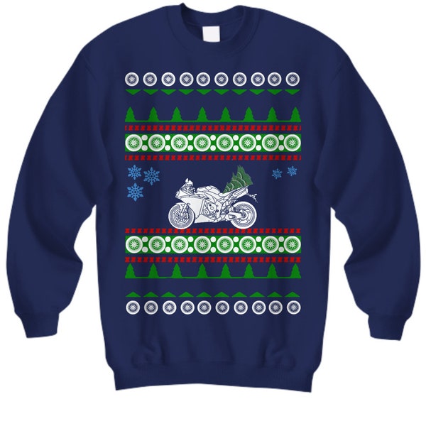 Christmas Motorcycle Jumper - Etsy