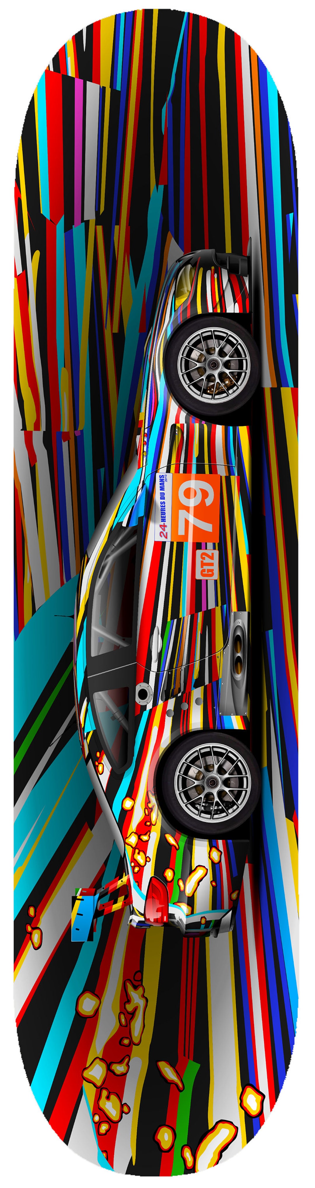Car Art E92 M3 Skateboard Deck Hard Rock Maple Wall Hanging Office Man ...