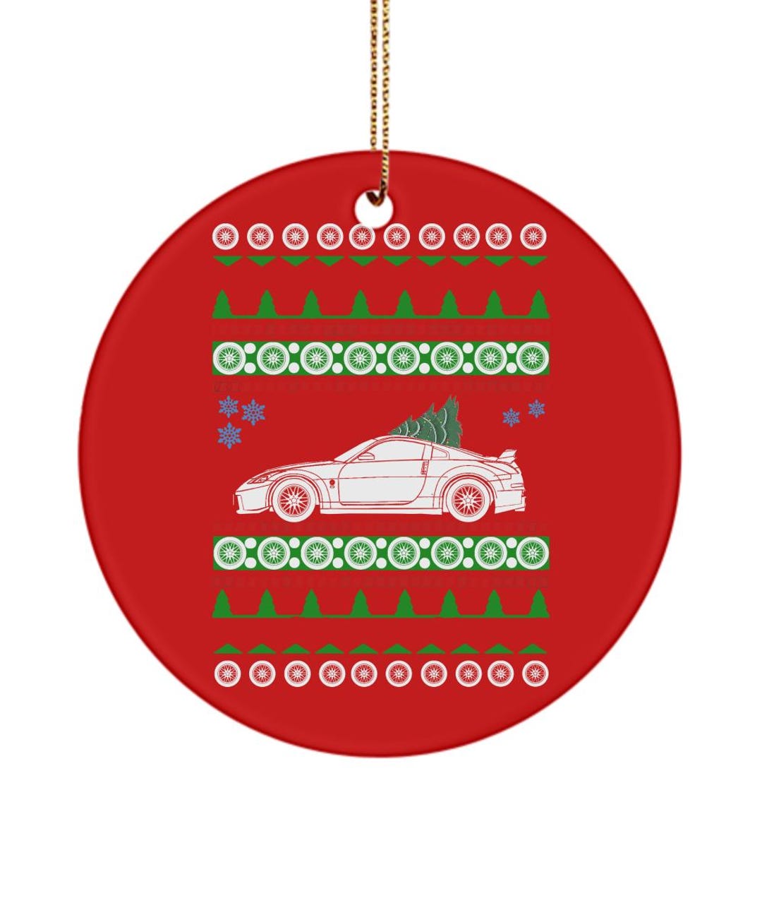 Nissan 350z Christmas Tree Ornament Ceramic Decoration for Car ...