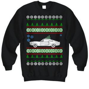 Ford Mustang 1967 GT500 Super Snake Ugly Christmas Sweater Hot Rod Xmas ...