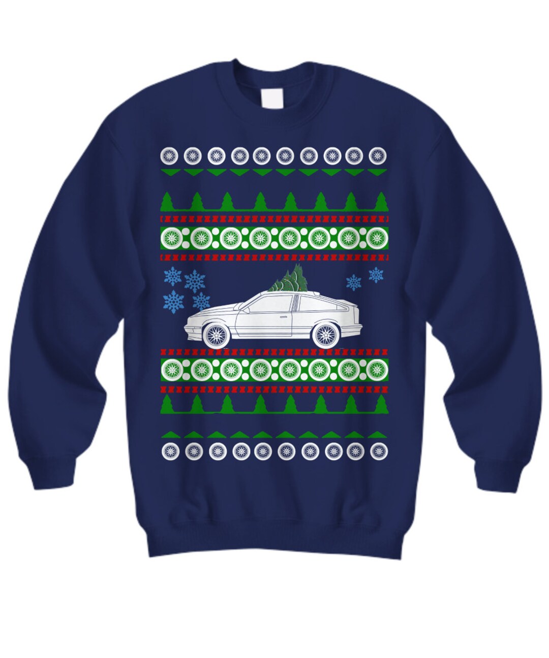 Cavalier Z24 Ugly Christmas Sweater 1986 Hatchback Chevy Hot Rod Xmas ...