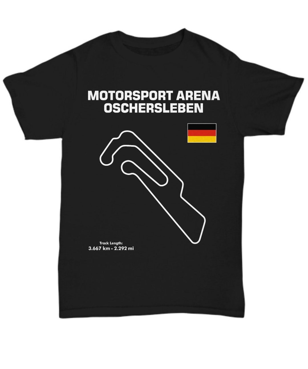 Motorsport Arena Oschersleben Track Outline Shirt Scca Car Racing ...