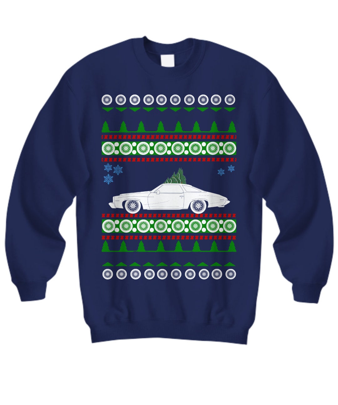3rd Gen Pontiac GTO Ugly Christmas Sweater 1970 Hot Rod Xmas Gift Drag ...
