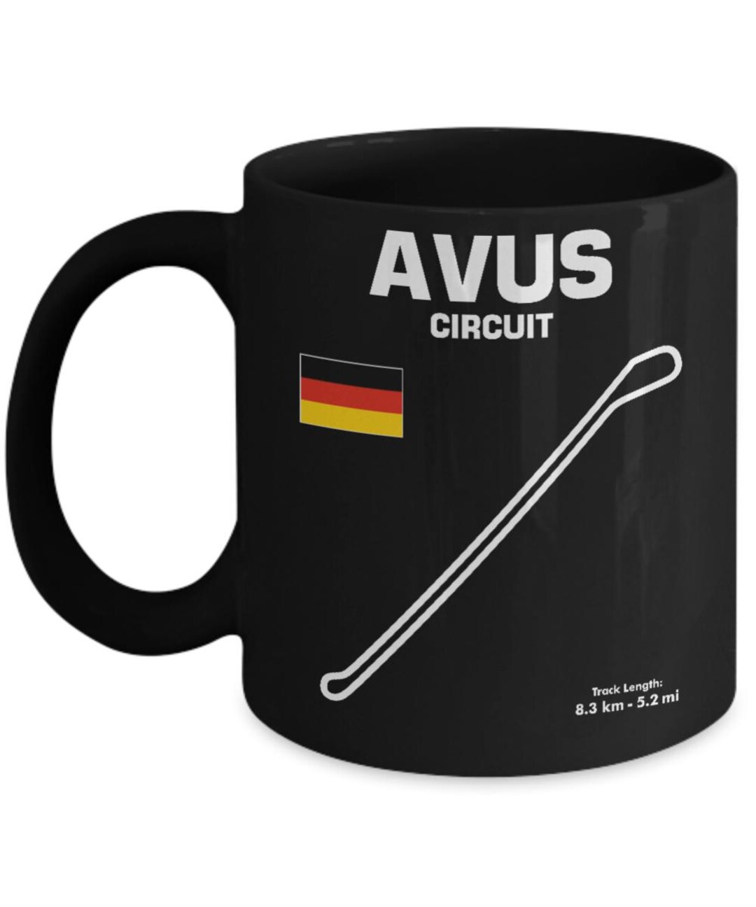 Avus Circuit Mug 11 Ounce Race Track Gift Fathers Day Scca Hpde Drivers ...