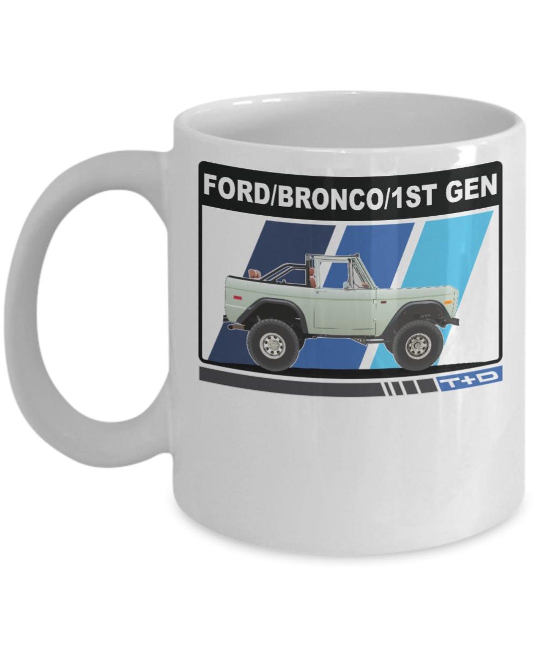 First Gen Ford Bronco Ugly Christmas "sweater" Mug for Coffee Tea ...