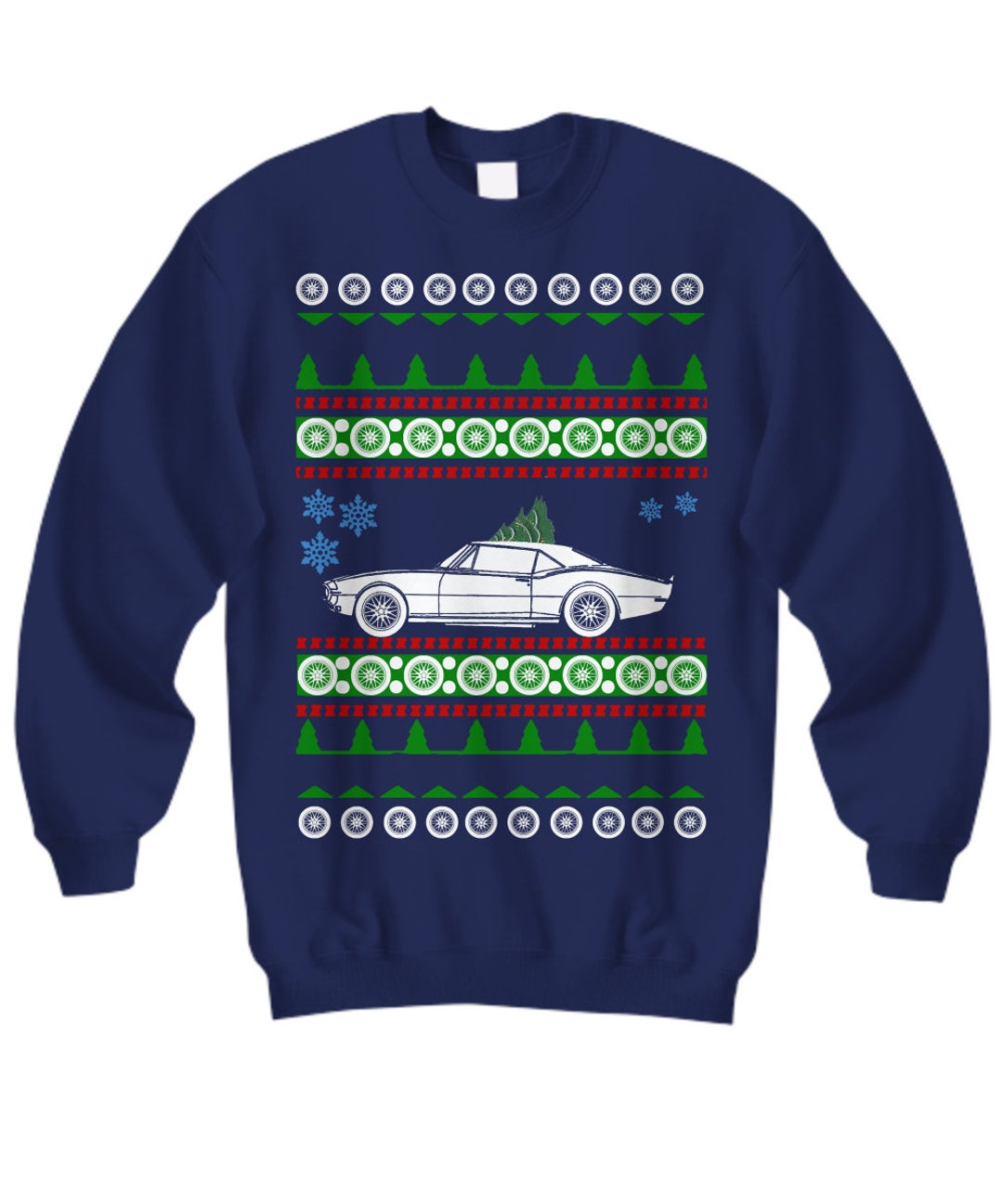 Chevy Camaro 1968 RS SS Ugly Christmas Sweater 1st Gen Classic Sports ...