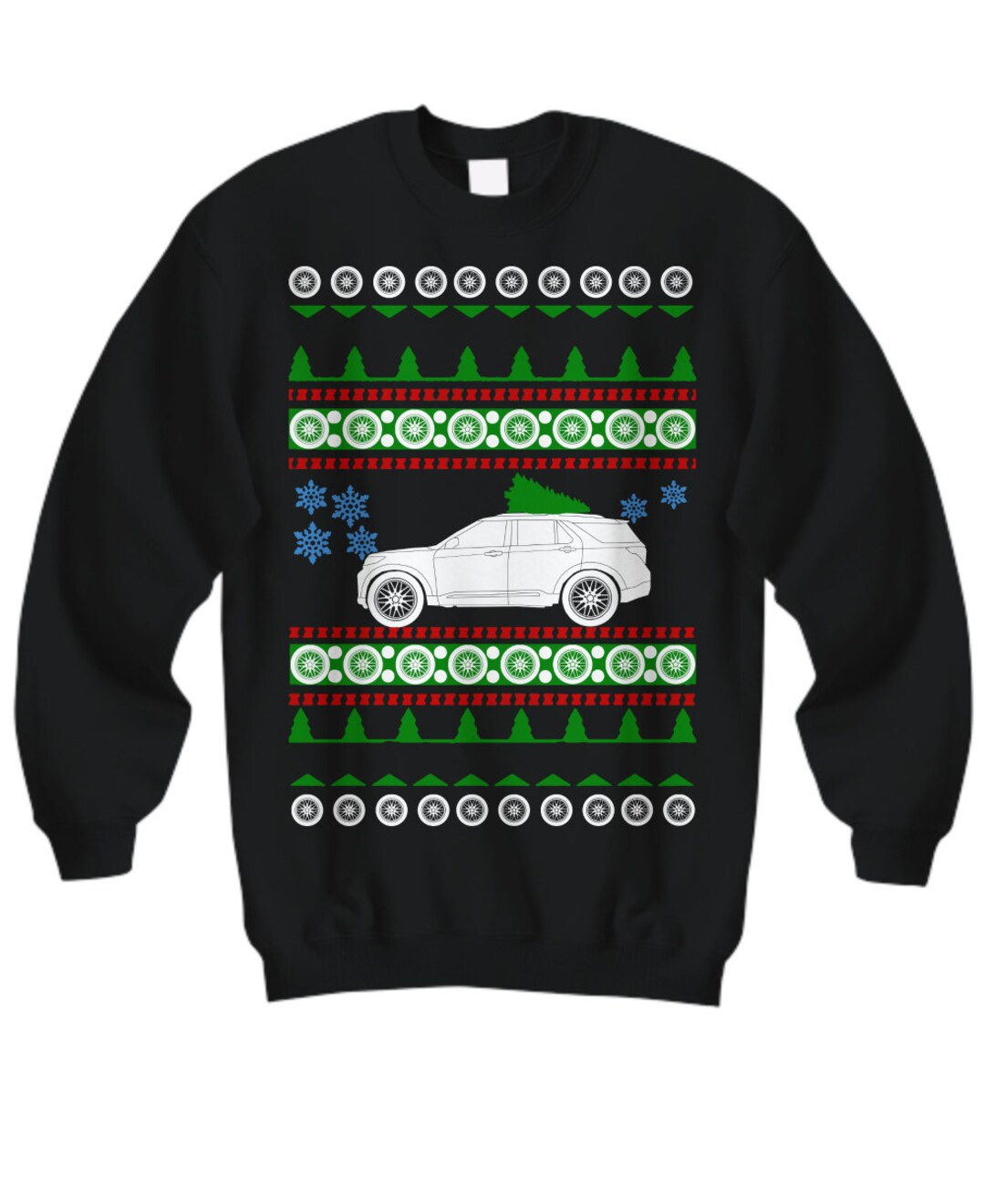 Ford Explorer ST Ugly Christmas Sweater Hot Rod Xmas Gift Drag Racing ...