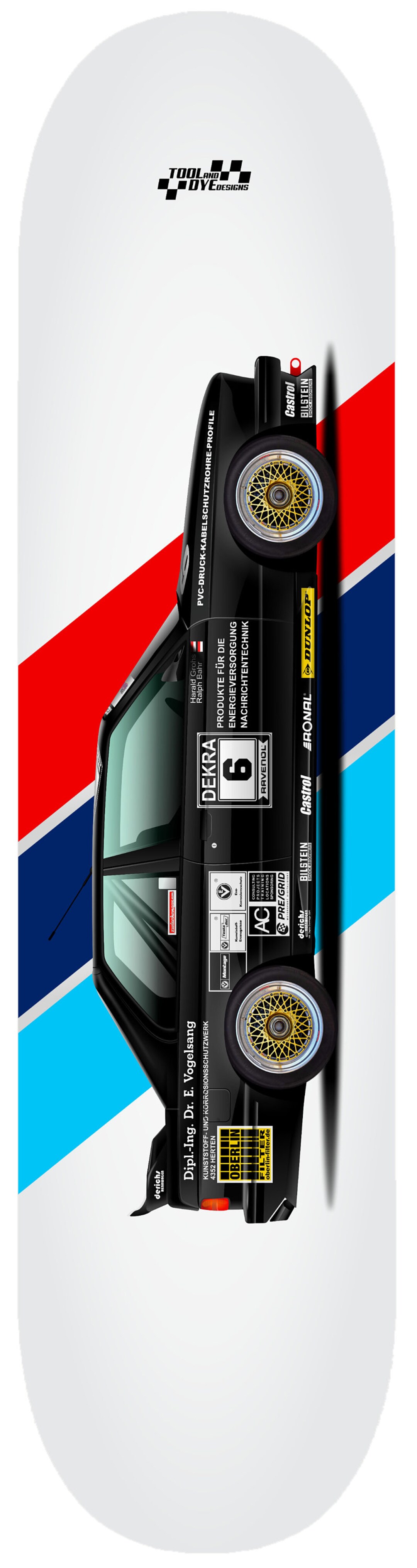 Car Art E30 M3 Dekra 6 Skateboard Deck Hard Rock Maple Wall Hanging Art Office Art Man Cave ...