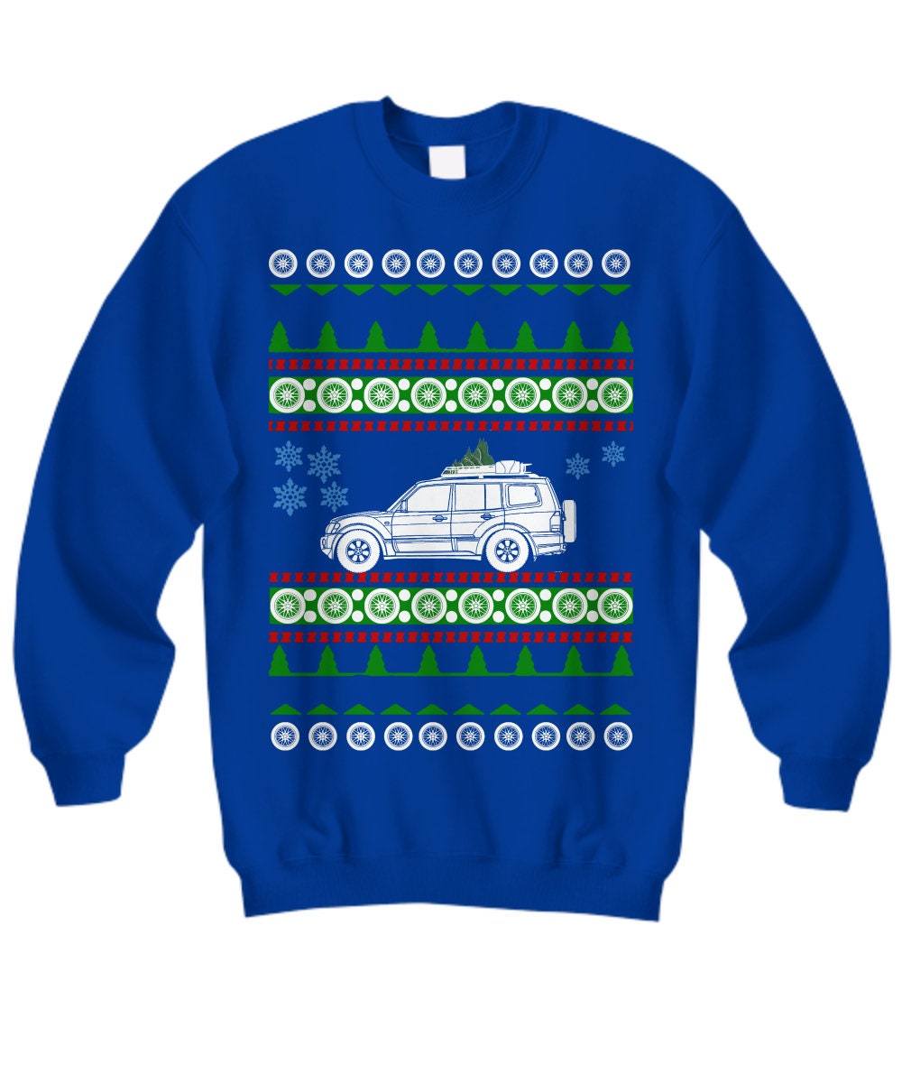 Suv Like a 3rd Gen Mitsubishi Montero Ugly Christmas Sweater Turbo Awd ...