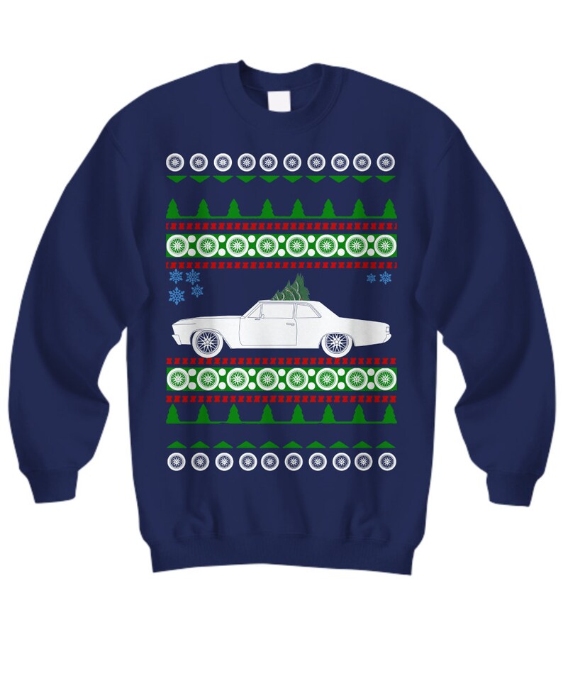 Chevy Chevelle 300 Deluxe Ugly Christmas Sweater 1967 Jumper Xmas Gift ...