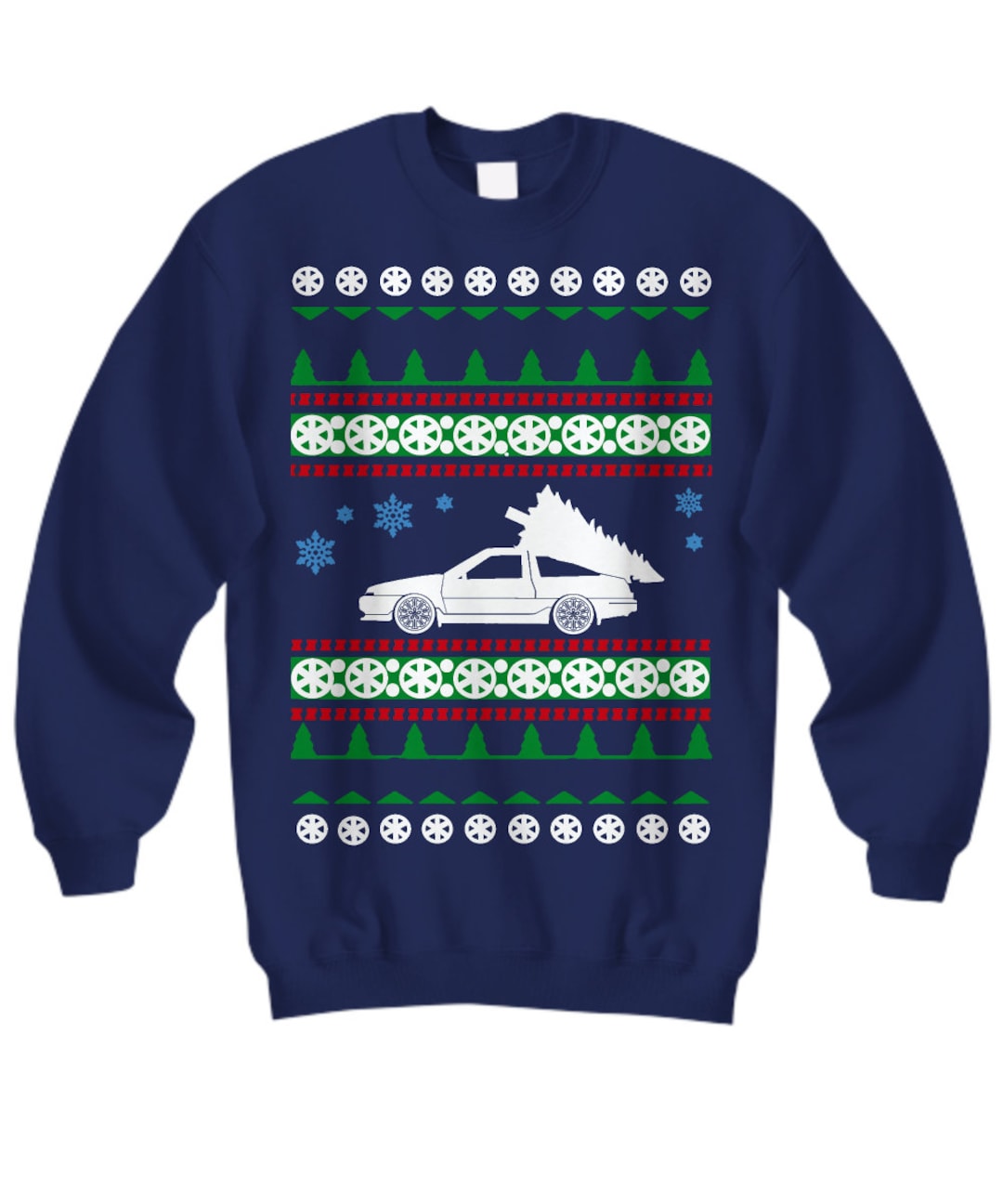 AE86 Ugly Christmas Sweater Hachiroku Xmas Gift Drag Racing Classic ...