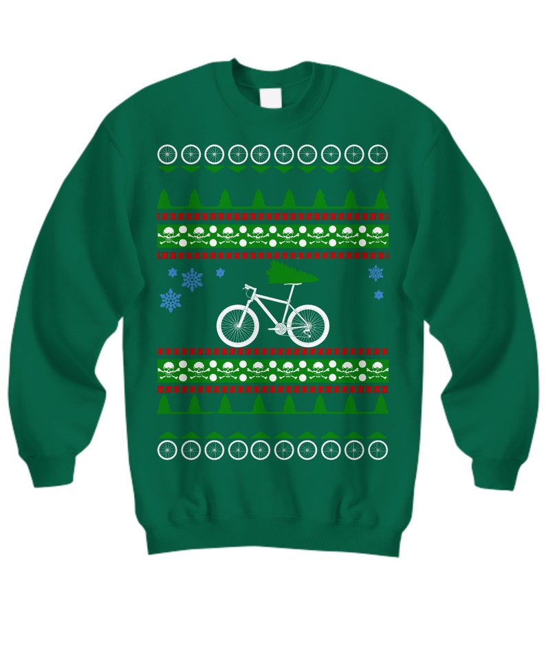 MOUNTAIN BIKE Ugly Christmas Sweater off Road Biking Holiday - Etsy