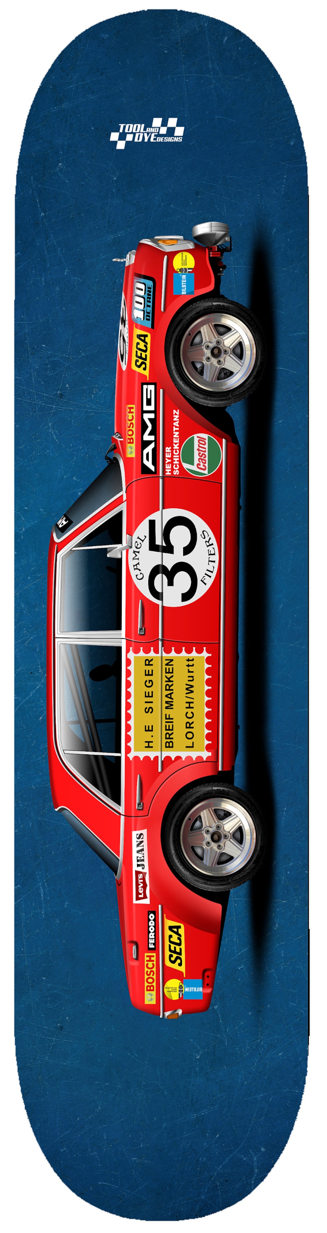 Car Art Skateboard Deck Hard Rock Maple Wall Hanging Art Office Art Man ...