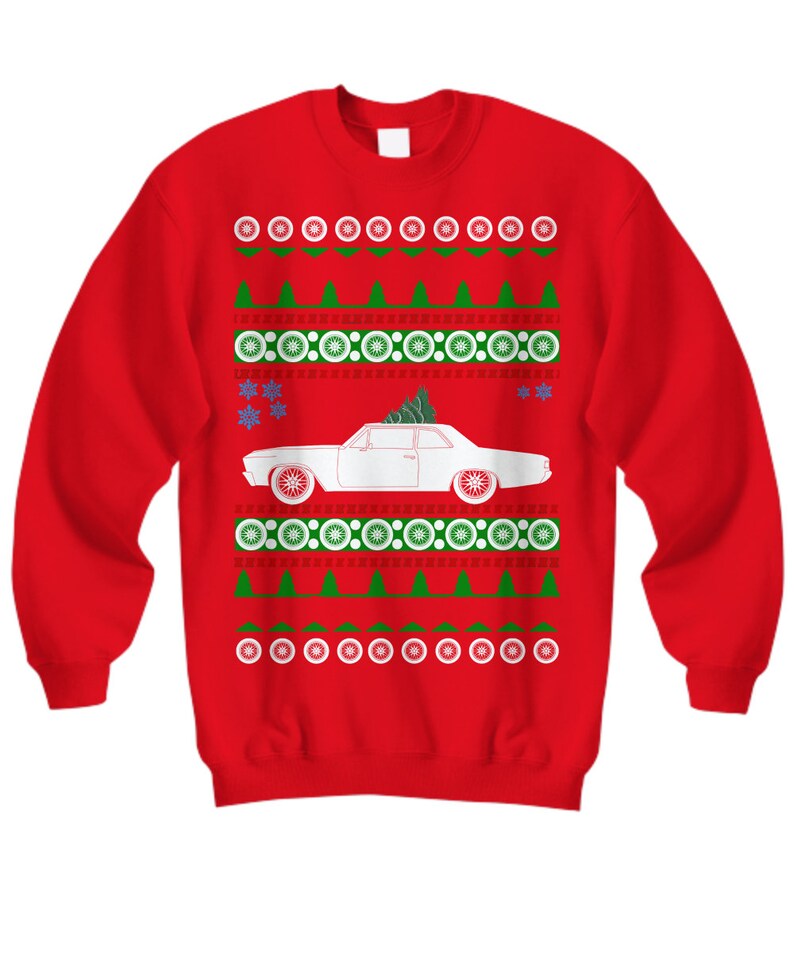 Chevy Chevelle 300 Deluxe Ugly Christmas Sweater 1967 Jumper Xmas Gift ...