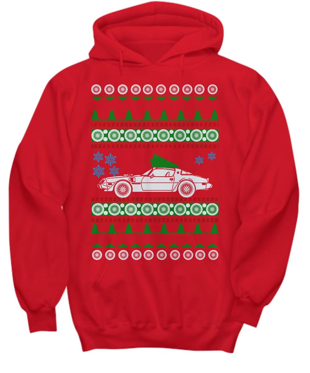 Pontiac Firebird Trans Am Ugly Christmas Sweater Hoodie Sweatshirt Hot ...