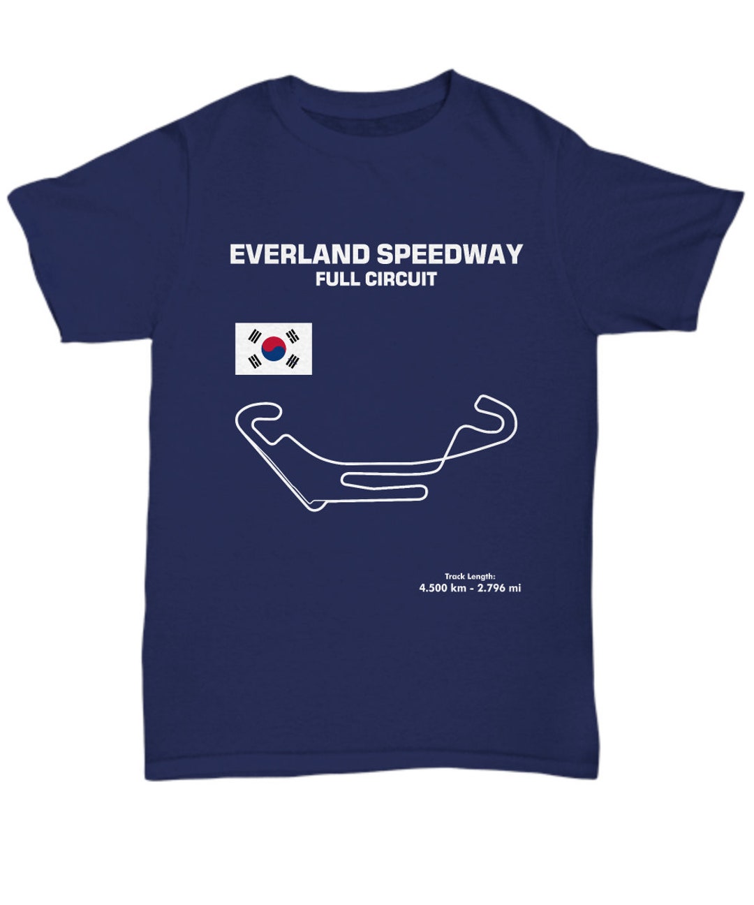 Everland Speedway Race Track Outline Shirt Scca Car Racing Track Day ...