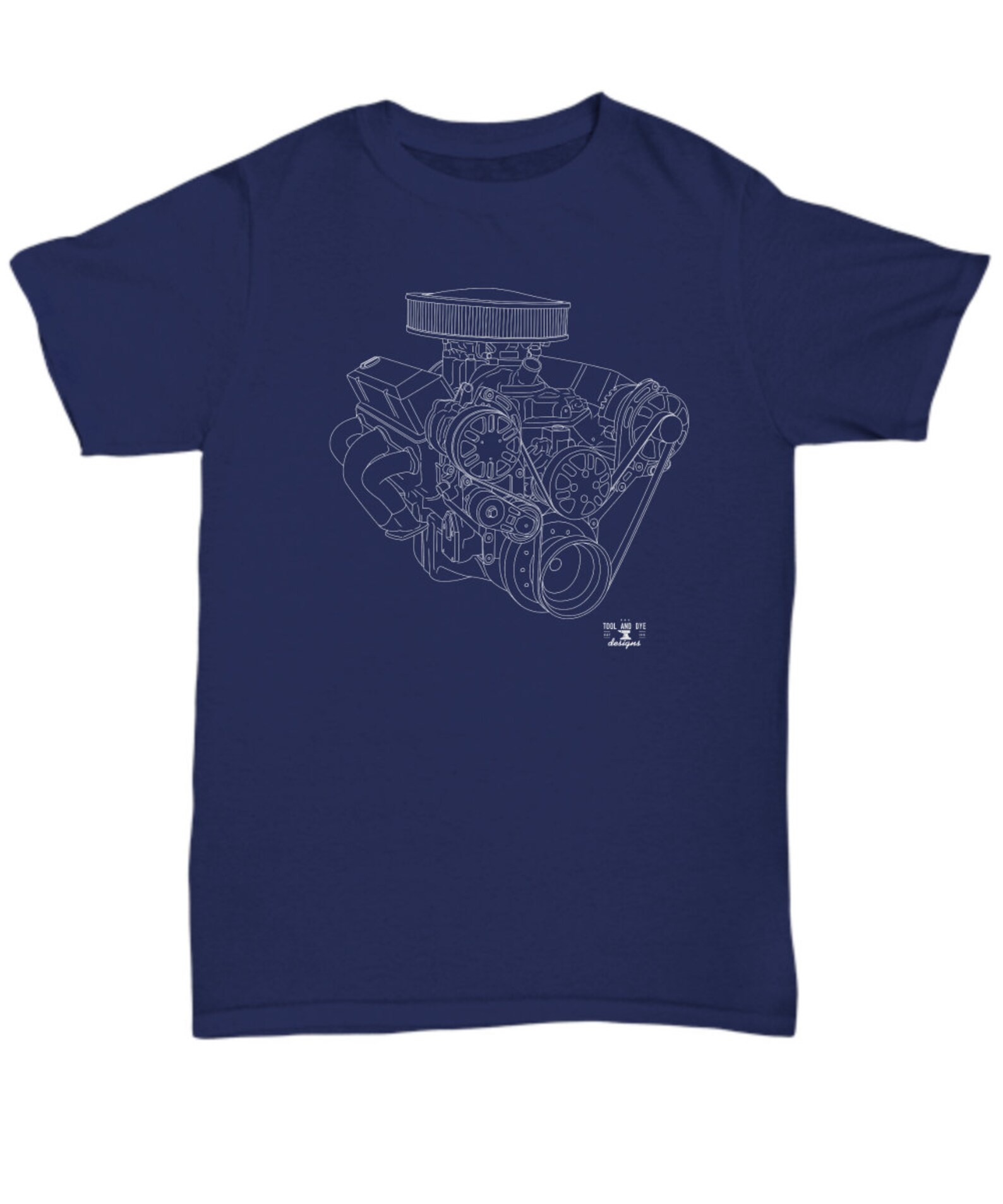 SBC Engine Blueprint Shirt V8 Small Block Chevy LS1 LS3 LS2 - Etsy