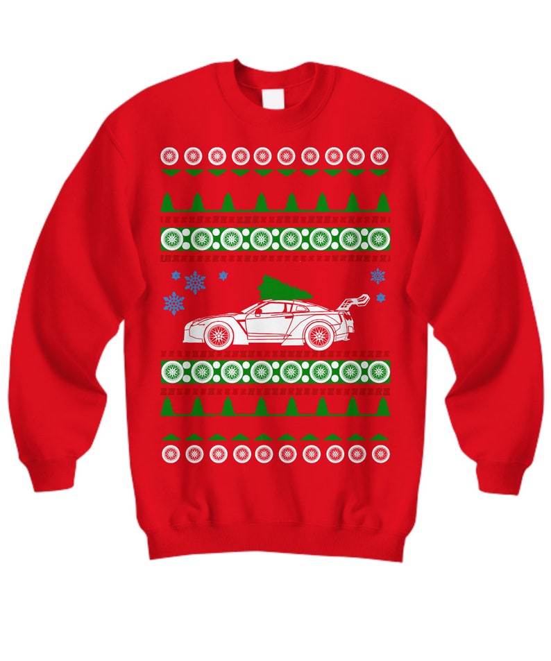 Nissan GTR R35 Ugly Christmas Sweater Widebody Nismo Xmas Gift - Etsy