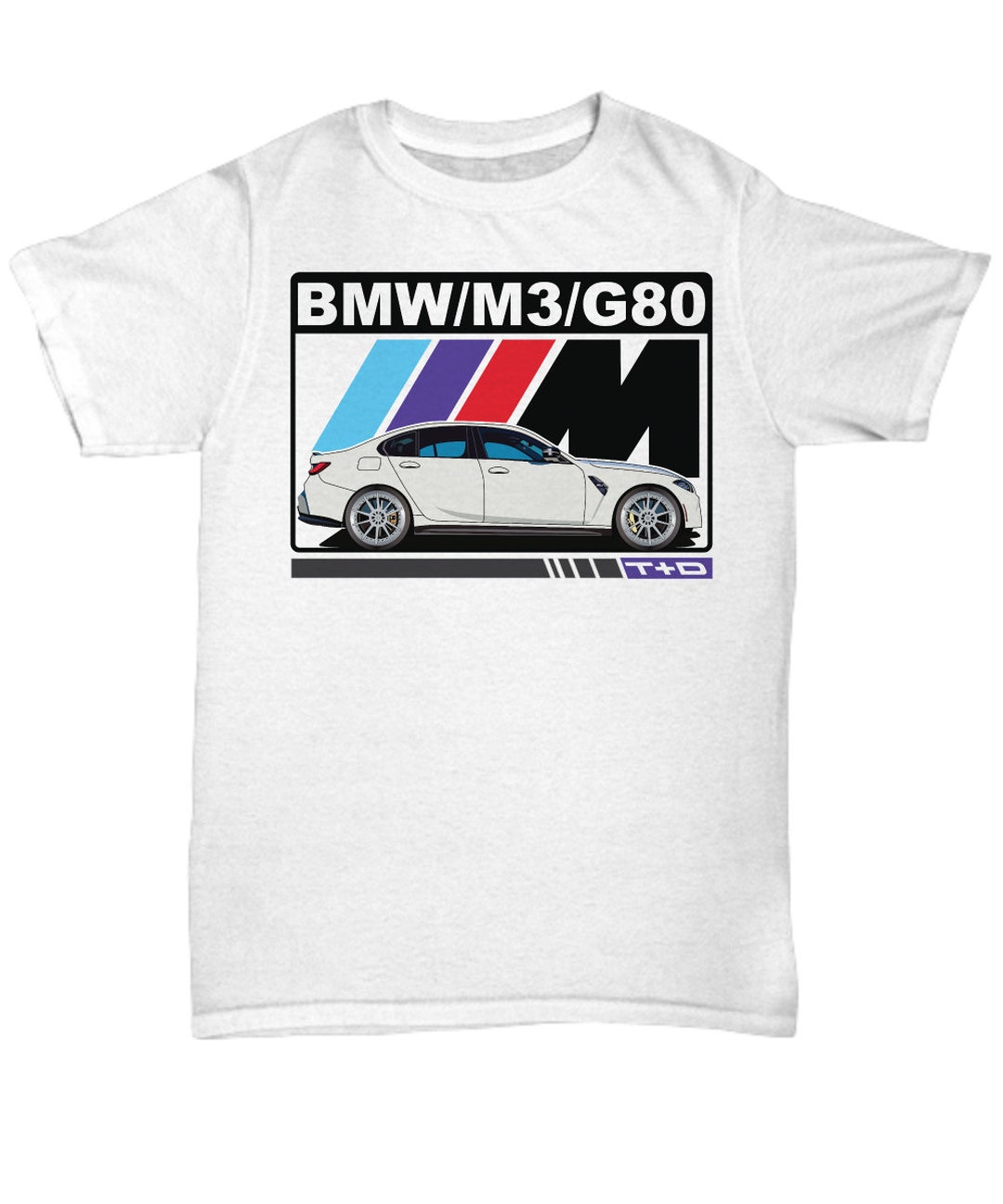 For G80 M3 Fans T-shirt Dtm Car Gift Bmw Beemer Track Car Slammed ...