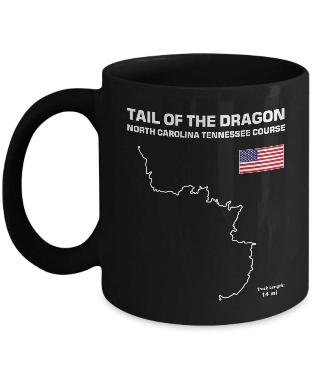 Tail of the Dragon Coffee Mug US129 HW 129 Race Track Gift Fathers Day ...
