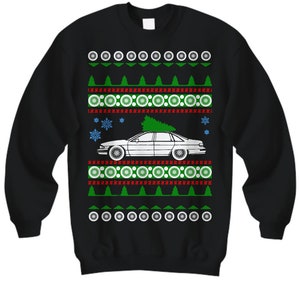 Car Chevy Caprice Classic Ugly Christmas Sweater Classic Chevrolet Xmas ...