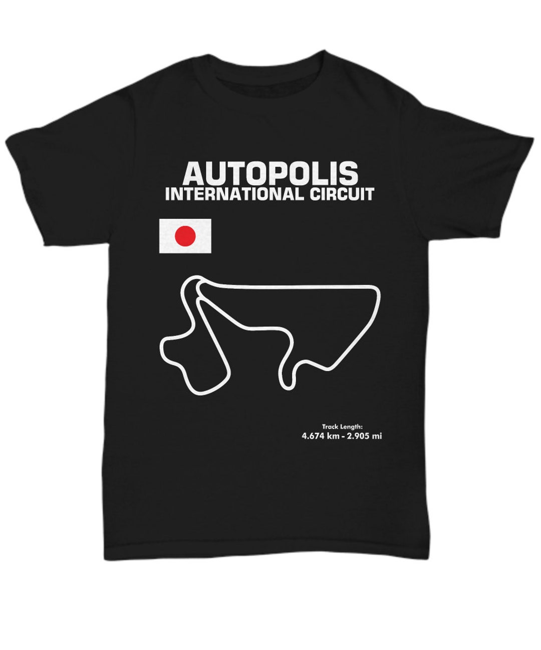 Autopolis International Circuit Japan Track Outline Shirt Scca Car ...
