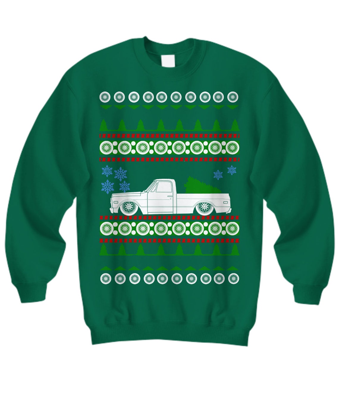 Chevy C10 Fleetside Ugly Christmas Sweater, Gift for C10 Owner, Truck ...