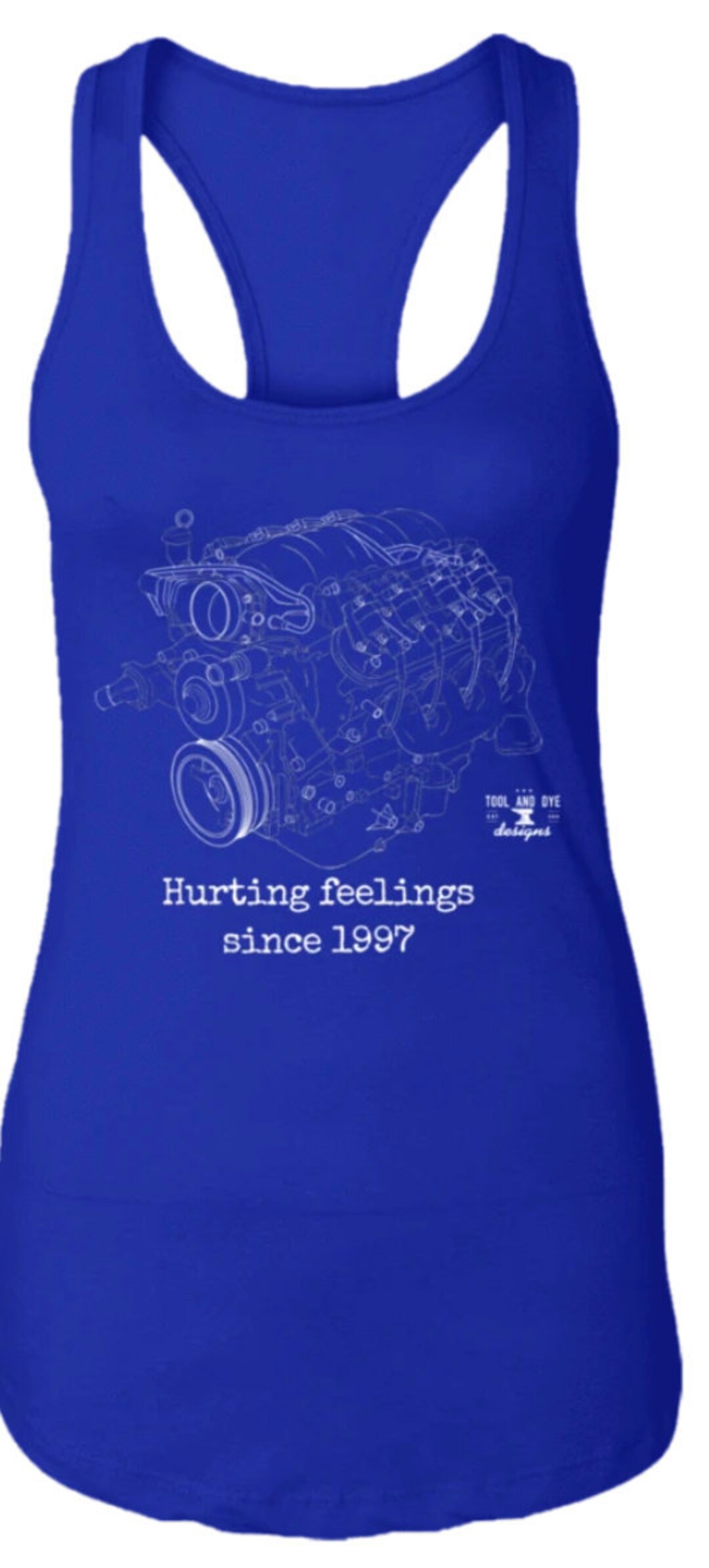 LS Engine Blueprint Tank Rop Racer Back LS1 LS3 LS2 Corvette C5 Chevy ...