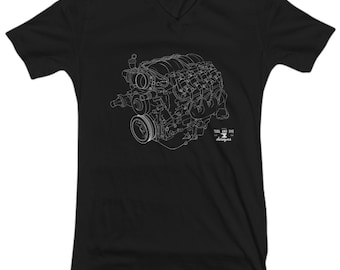 Engine like LS blueprint Shirt LS1 LS3 LS2 corvette c5 chevy | Etsy