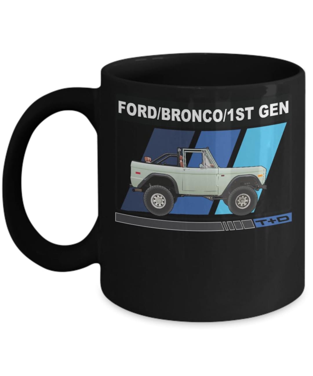 First Gen Ford Bronco Ugly Christmas "sweater" Mug for Coffee Tea ...